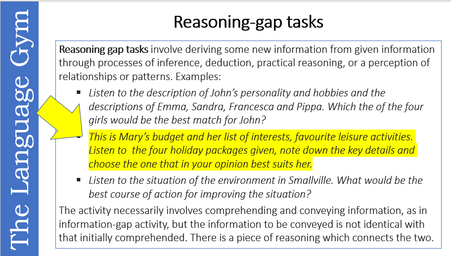 My favourite read-aloud tasks and how I use them | The Language Gym