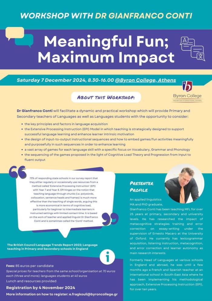 The Language Gym | by Gianfranco Conti, PhD. Co-author of 'The Language ...