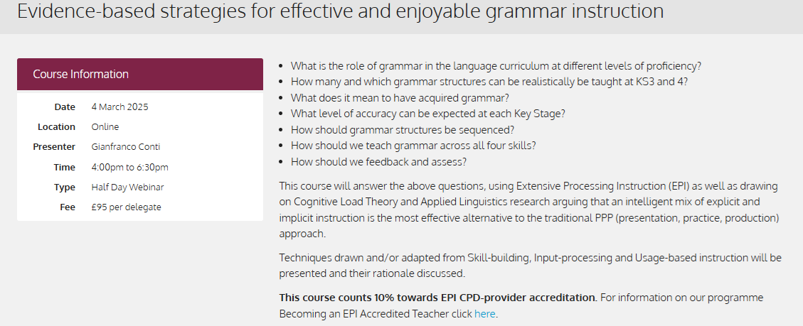 PATTERNS FIRST – HOW I TEACH LEXICOGRAMMAR (PART 1) | The Language Gym
