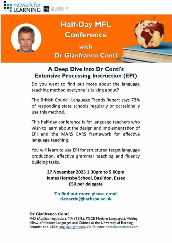 The Language Gym | by Gianfranco Conti, PhD. Co-author of 'The Language ...